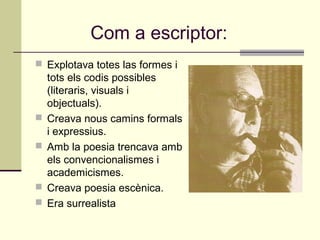 Joan brossa | PPT