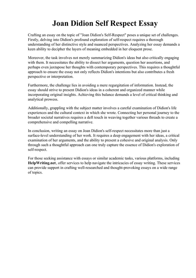 Joan Didion Self Respect Essay.pdf