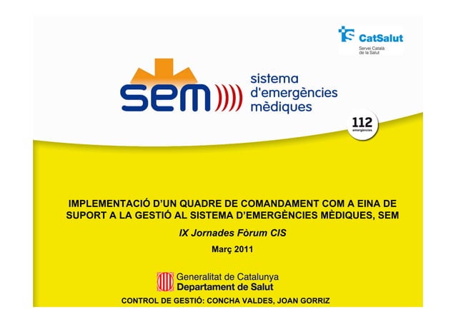 Implementació d’un quadre de comandament com a eina de suport a la ...