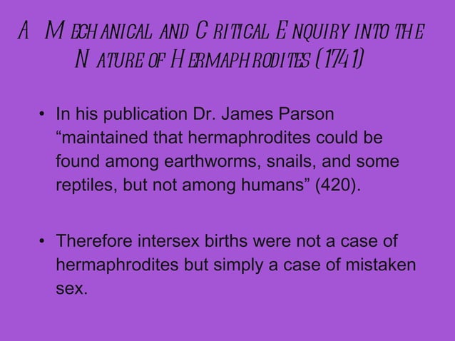 Joanie hermaphrodites-presentation-final2 | PPT