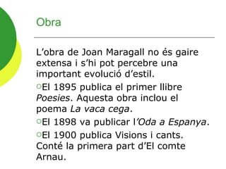 Joan maragall | PPT