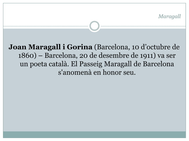 Joan maragall | PPT