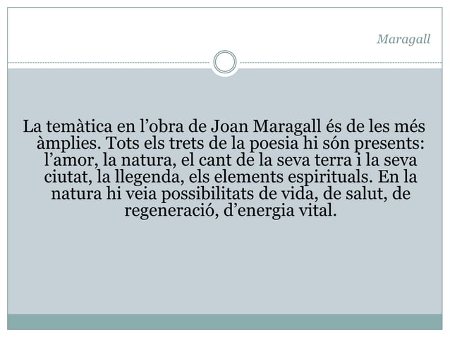 Joan maragall | PPT