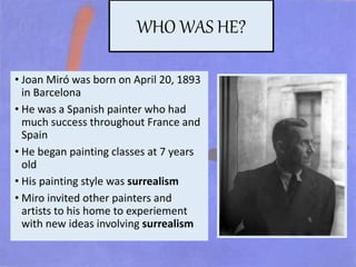 JOAN MIRÓ | PPTX