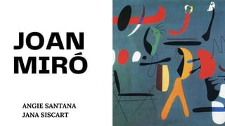 JOAN MIRO.pdf presentación sobre joan miro | PPT