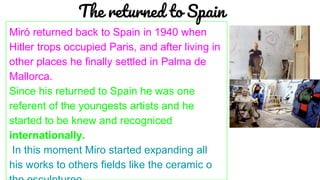 Joan miro english | PPT