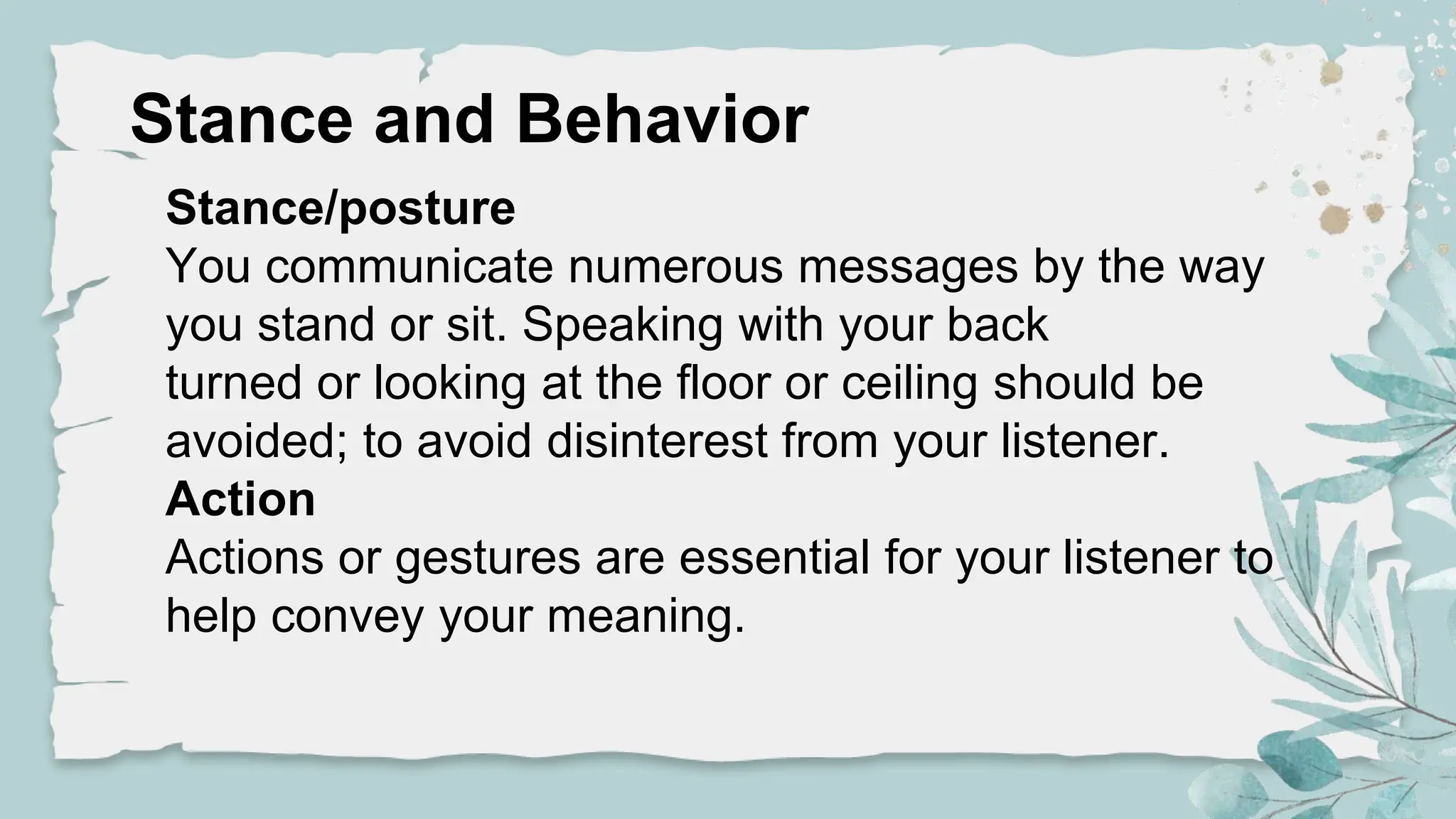 This is Oral language, stance and behavior.pptx