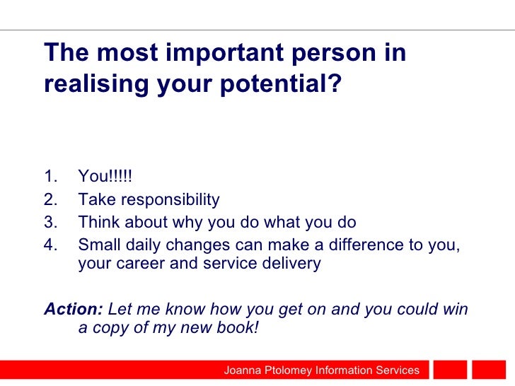 10 Tips for realising your potential