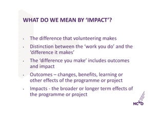 Measuring Volunteer Impact | PDF