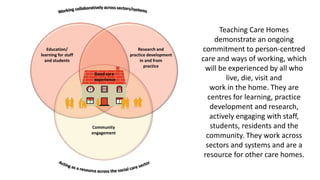 Teaching Care Homes: Inspiring and Impacting | PPTX | Eldercare ...