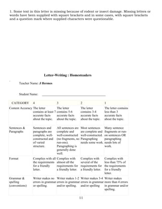 Joanne hermes loc lesson | DOC | Homework and Study | Education
