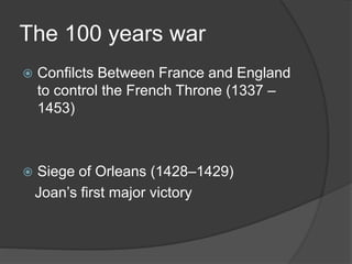 Joan of Arc Presentation | PPTX