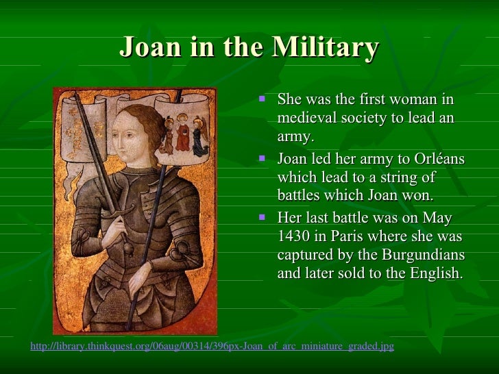 Joan Of Arc Presentation