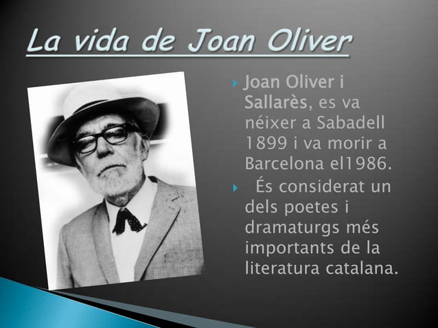 Joan oliver | PPTX