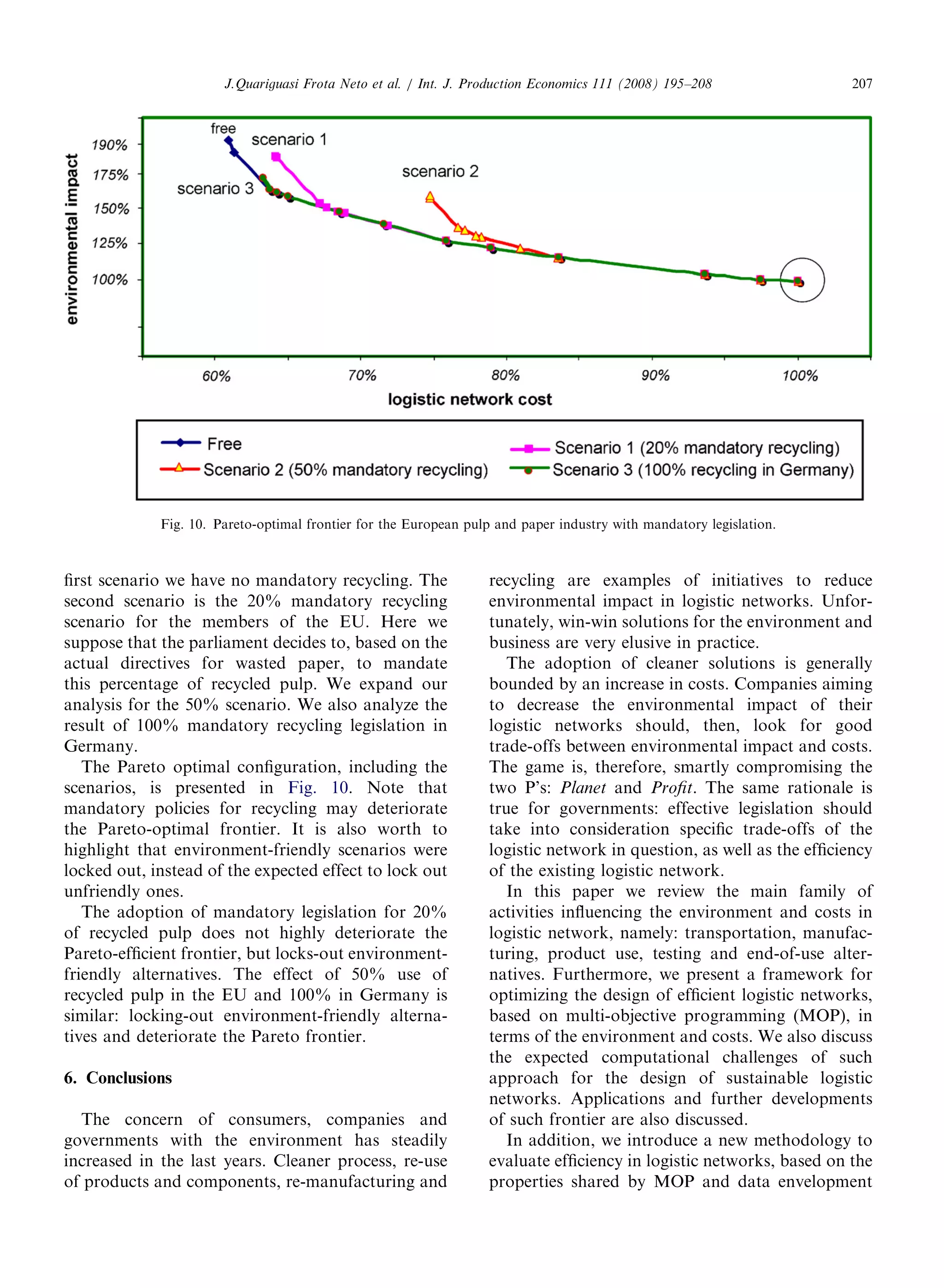 Designing and evaluating sustainable logistic networks | PDF