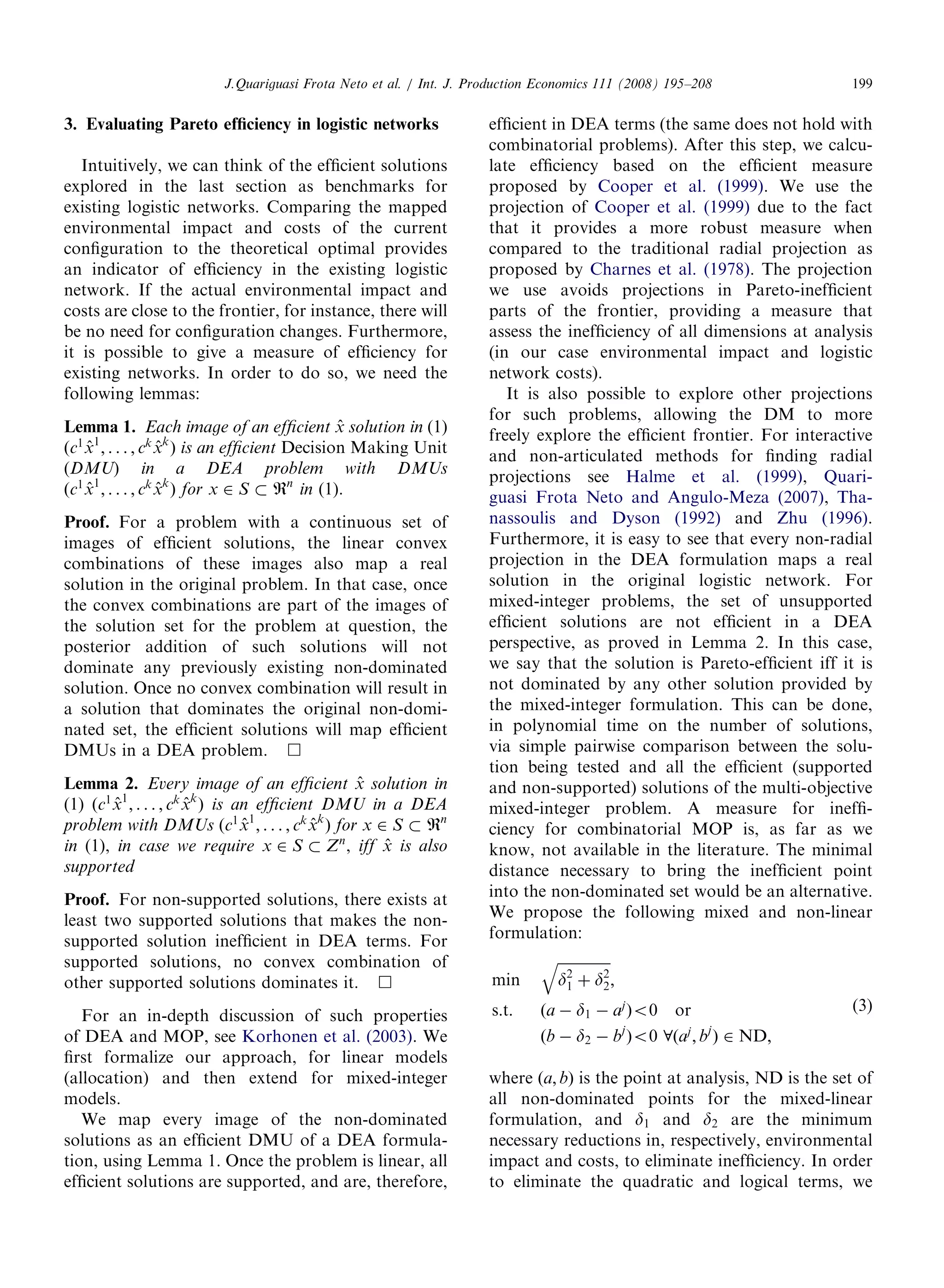 Designing and evaluating sustainable logistic networks | PDF