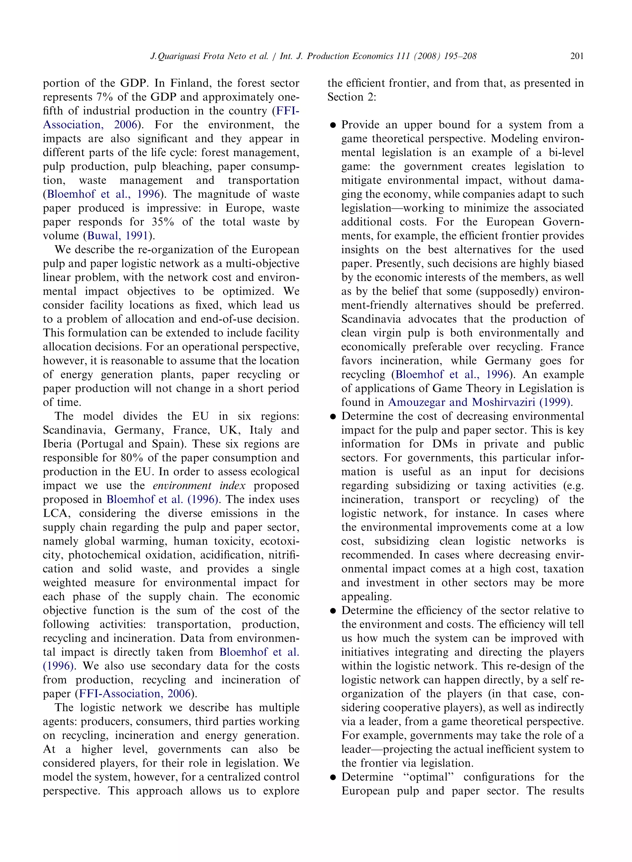 Designing and evaluating sustainable logistic networks | PDF