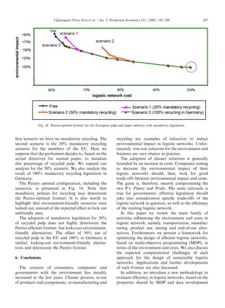 Designing and evaluating sustainable logistic networks | PDF