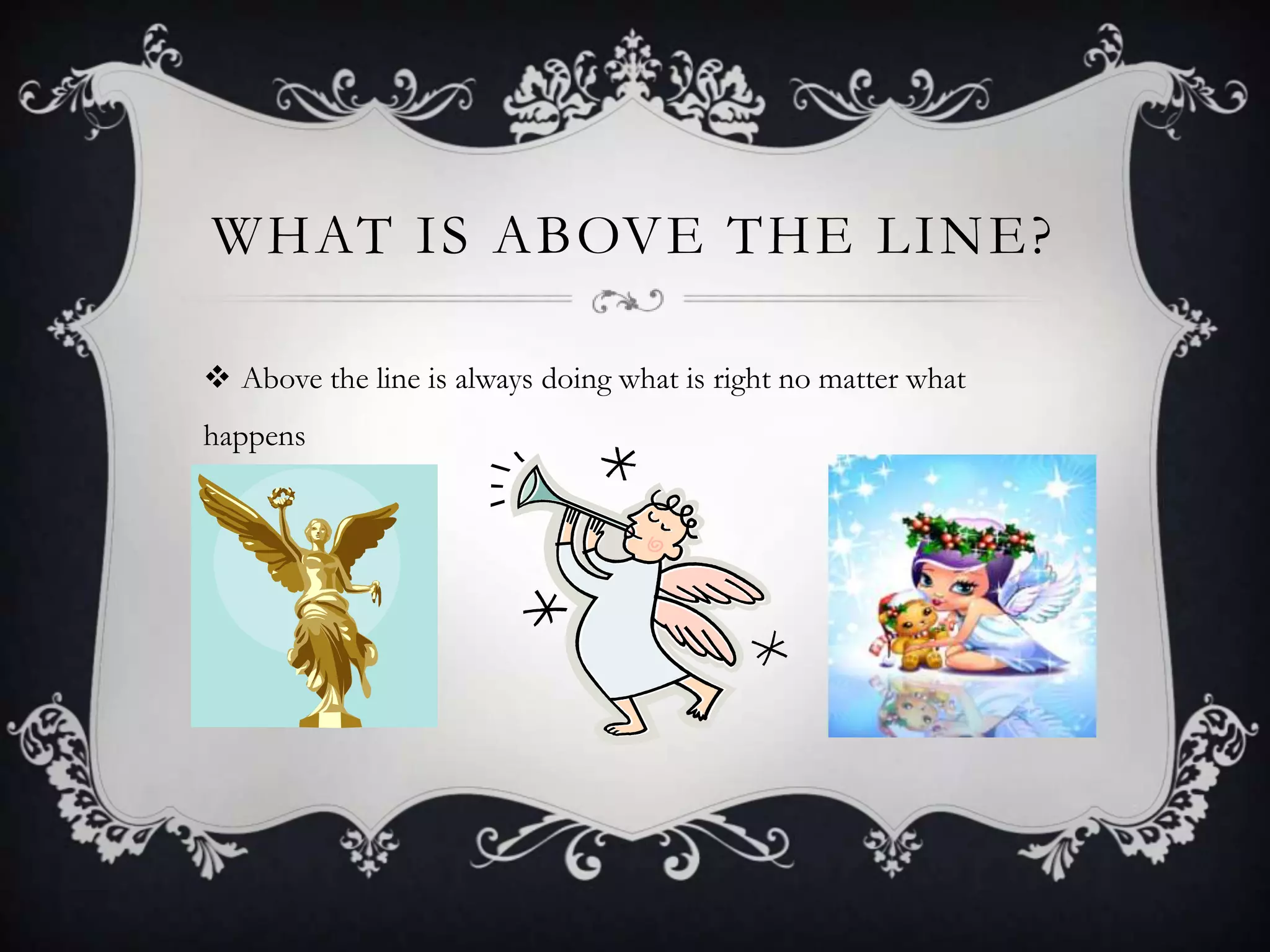 `above the line below the line | PPTX