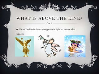 `above the line below the line | PPTX