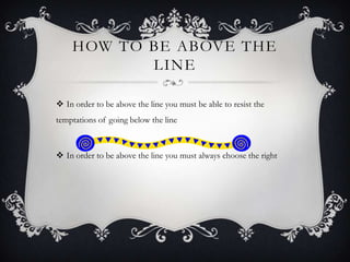 `above the line below the line | PPTX