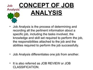 Job Analysis & Design | PPT