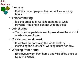 Job Analysis & Design | PPT