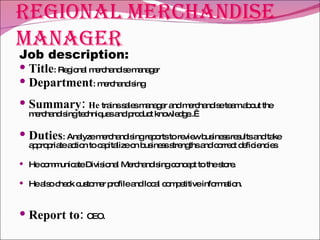 Job Analysis In Retail Sector | PPT | Business Administration | Business