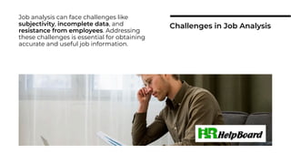 Job Analysis Meaning, Job Analysis Definition | PDF