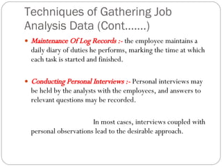 Job Analysis – The Process And Its Uses | PPT