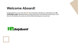 Job Confirmation Letter, Confirmation Letter Format | PDF