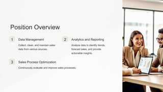 Job Description Template: Sales Operations Analyst | PPT