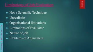 Job design and evaluatin ppt | PPTX