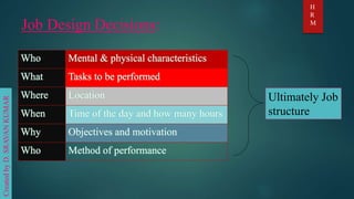 Job design and evaluatin ppt | PPTX
