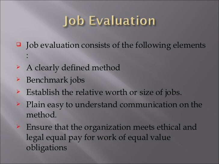 Job Evaluation Point Method job-evaluation-point-method