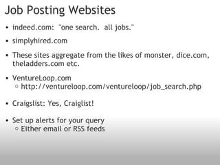 Job Hunting In A Web 2.0 World | PPT