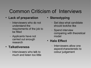 Job Interview | PPT