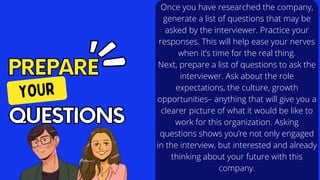 Job-Interview a subject for communication for various purposes | PDF