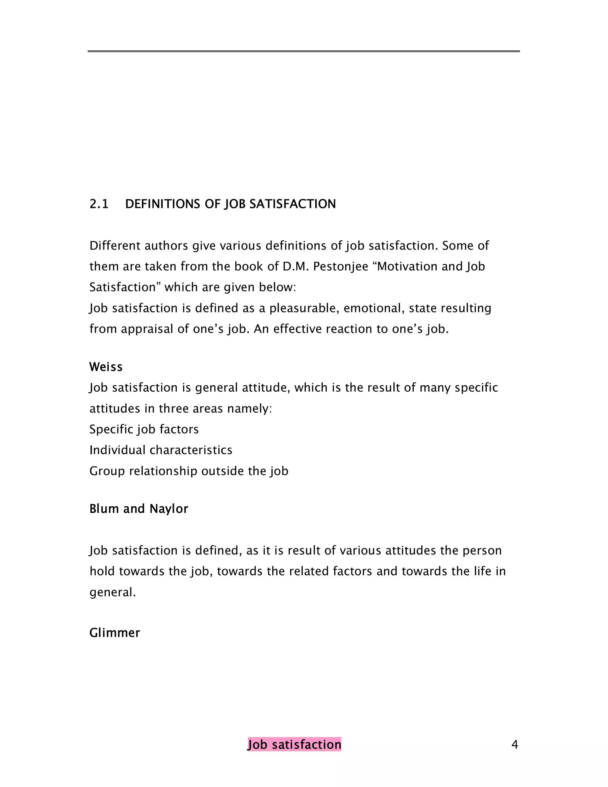 Job satisfaction-120112001047-phpapp01 | PDF