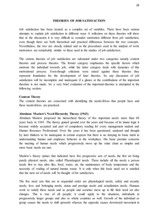 Job satisfaction of bank employee | DOCX