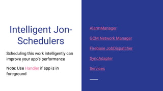 Job schedulers android | PPTX