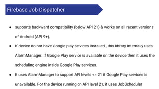 Job schedulers android | PPTX