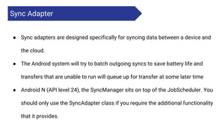 Job schedulers android | PPTX