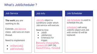 Job schedulers android | PPTX