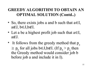 job scheduling ppt DSA and DAA with theory | PPT