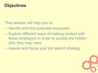 Bite-sized Career Talks - Job Seeking Strategies 2017 | PPT