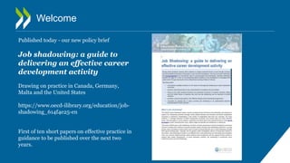 Job Shadowing: practical approaches to an effective career guidance ...