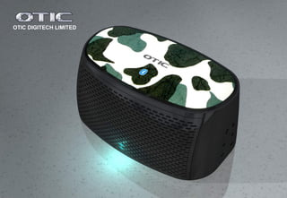 Color & Pattern Design Bluetooth Speaker | PDF