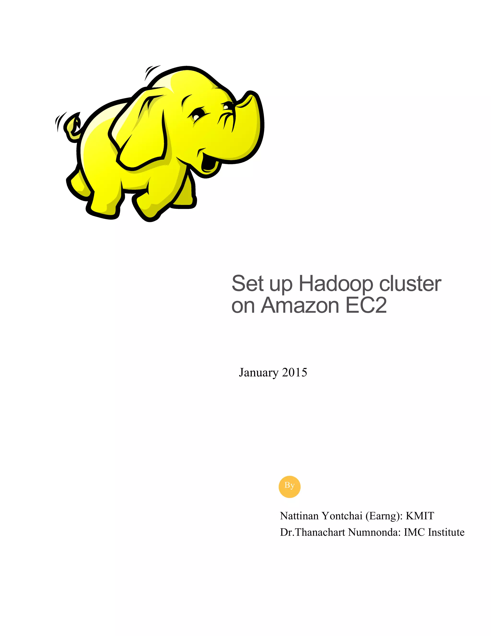 Set up Hadoop Cluster on Amazon EC2 | PDF