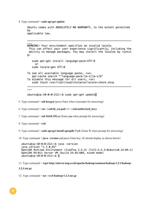 Set up Hadoop Cluster on Amazon EC2 | PDF